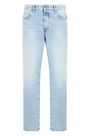 ICON DENIM LOS ANGELES Straight-leg Slim Fit Light Denim Jeans For