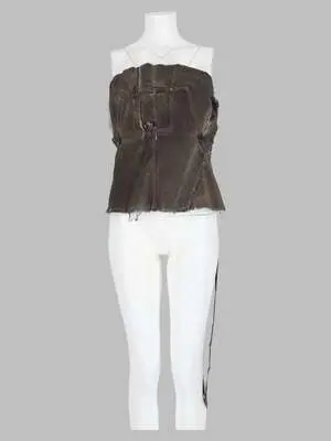 Rick Owens Ribbed Draped Lounge Top