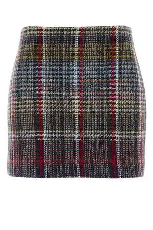 Missoni Embroidered Wool Mini Skirt