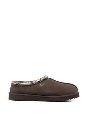 UGG Suede Shearling Mini Sandals With Recycled Polyester Trim