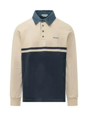 JW Anderson J. W. Anderson Classic Polo With Contrast Detailing - Red/blue