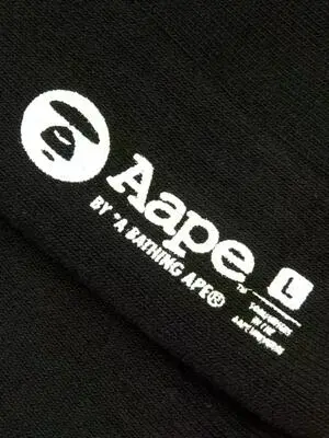 AAPE BY *A BATHING APE Moonface Logo Socks