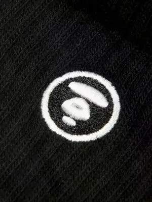 AAPE BY *A BATHING APE Moonface Logo Socks