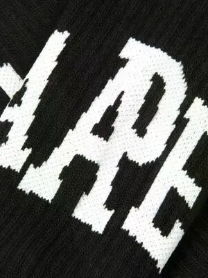 AAPE BY *A BATHING APE Moonface Logo Socks
