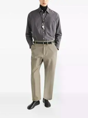 LEMAIRE Tapered Pants In Heavy Cotton Twill