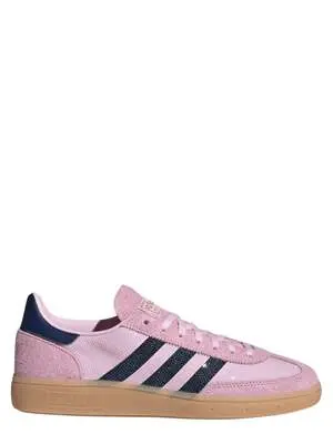 Adidas Suede Rhinestone Sneaker With Rubber Sole