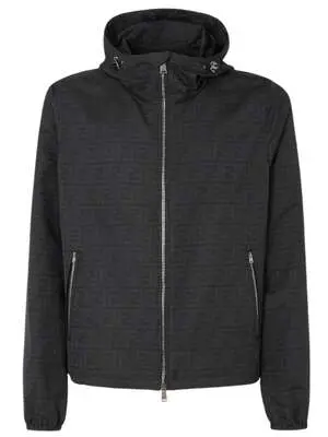 Fendi S Polyester Coat - Black