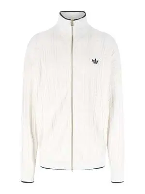 Adidas Cable-knit Zip-up Sweater