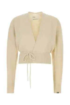 Extreme Cashmere Cream Cashmere Stretch Cardigan