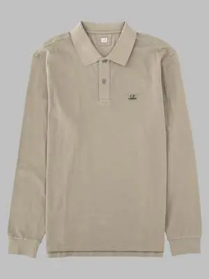 C.P. COMPANY C. P. Company Stretch Cotton Polo Shirt - Grey