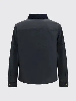 Belstaff Waxed Cotton Shirt Jacket With Velvet Collar