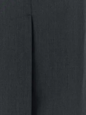 JIL SANDER High-waisted Wool Midi Pencil Skirt With Slit