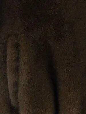 Stella McCartney Faux Fur Jacket With High Neck And Zip Closure