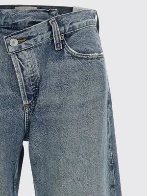 AGOLDE Arc Criss Cross Baggy Jeans With Mid-rise Asymmetric Closure