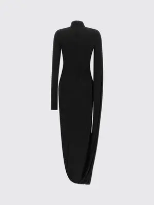 Giuseppe Di Morabito Asymmetric Jersey Midi Dress With High Neck And Slit