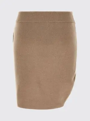 Giuseppe Di Morabito Knit Pencil Mini Skirt In Virgin Wool With Rhinestones