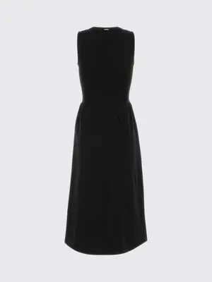 Calvin Klein A-line Jersey Midi Dress With Off-the-shoulder Design