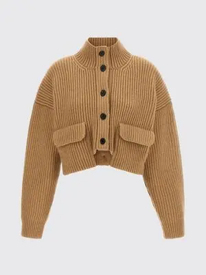 Khaite Cropped Turtleneck Cardigan In 100% Cashmere With Asymmetrical Hem