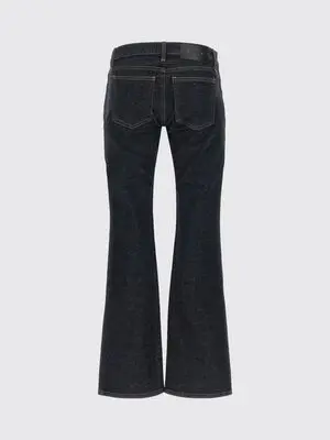 Khaite Mid-rise Cropped Flare Jeans In Stretch Denim