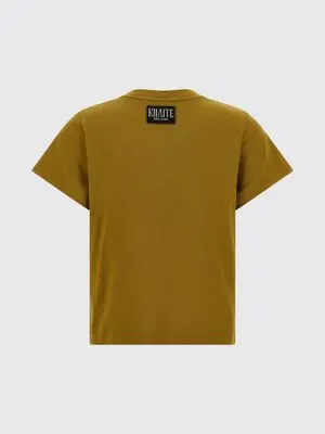 Khaite Crewneck Short-sleeved T-shirt In Pure Cotton - Yellow