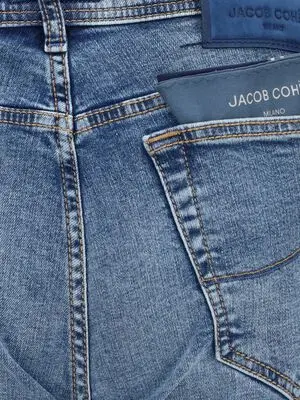 JACOB COHЁN Bard Mid-rise Slim Fit Jeans In Stretch Cotton