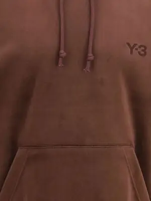 Y3 Relaxed Fit Recycled Jersey Hoodie With Kangaroo Pocket