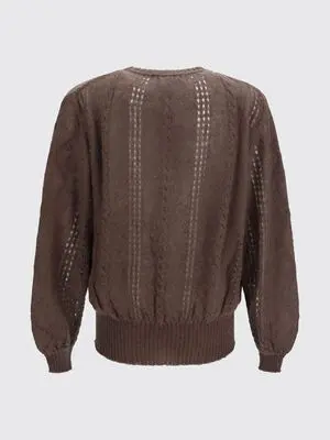 MAGLIANO Embroidered Mohair And Wool Blend Cardigan With Button Closure
