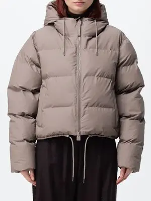 Rains Short Waterproof Quilted Jacket In Recycled Technical Fabric