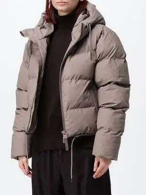 Rains Short Waterproof Quilted Jacket In Recycled Technical Fabric