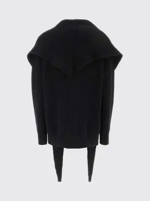Blumarine Asymmetrical Virgin Wool Cardigan With Shawl Collar