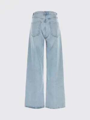 AGOLDE Ren High-waisted Wide Leg Jeans In Recycled Cotton