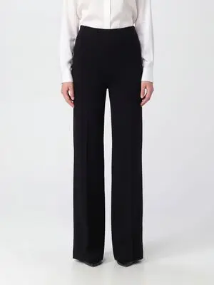 Blumarine High-waisted Virgin Wool Palazzo Trousers