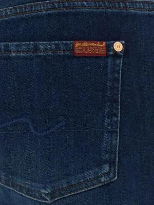 7 For All Mankind Slim Mid-rise Slim Fit Jeans In Stretch Denim