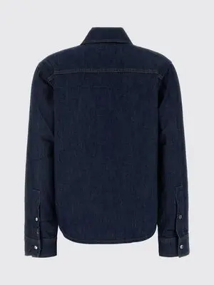 7 For All Mankind Cotton And Modal Denim Shirt With Patch Pockets