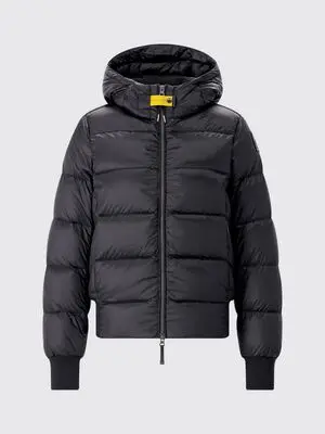 PARAJUMPERS Short Quilted Hooded Nylon Down Jacket - Black
