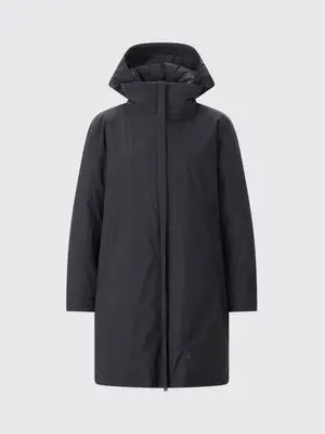 Herno Knee-length Padded Parka With Hood And Concealed Fastening