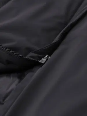 Herno Knee-length Padded Parka With Hood And Concealed Fastening