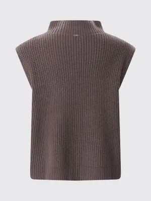 Herno Sleeveless Wool Sweater With Funnel Neck