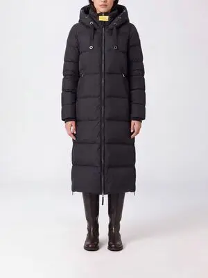 PARAJUMPERS Long Quilted Hooded Nylon Down Jacket With Drawstring