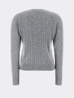 Gimaguas Wool-blend Crew-neck Cardigan With Buttons