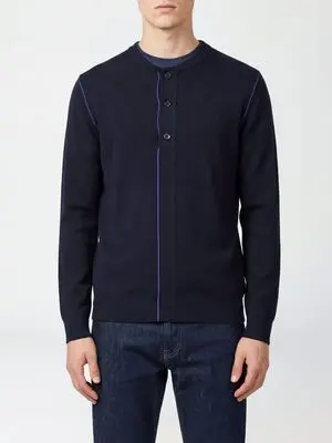 Paul Smith Crew Neck Merino Wool Jumper With Contrast Trims
