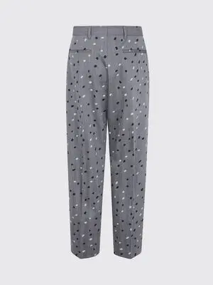 Paul Smith Slim Fit Polka Dot Wool Tailored Trousers