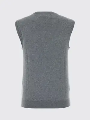 LISA YANG Sleeveless Cotton And Cashmere Crew Neck Top - Grey