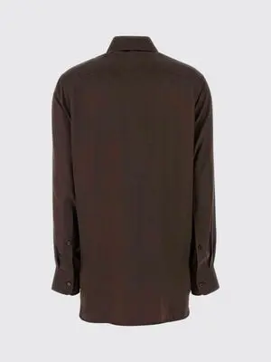 Stella McCartney Long-sleeve Pure Silk Shirt With Patch Pocket