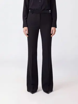Alexander McQueen High-waisted Flared Wool Tailored Trousers