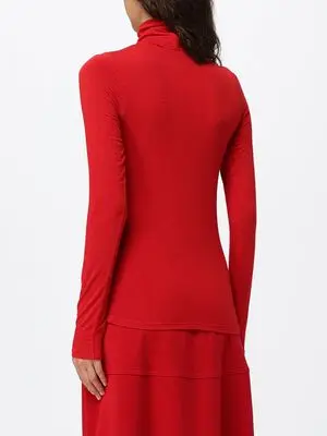 TELA Cashmere And Virgin Wool-blend Turtleneck Jumper With A Slim Fit - Red