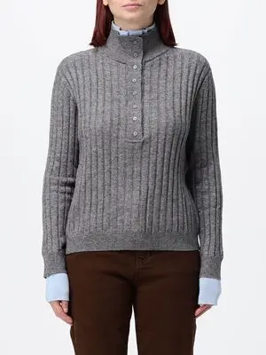 ELEH Wool Blend Turtleneck Jumper With Dropped Shoulders And Ribbed Trims
