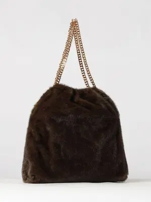 Stella McCartney Large Falabella Faux Fur Shoulder Bag
