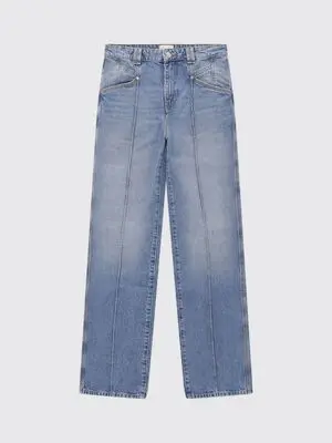 Isabel Marant Étoile Mid-rise Straight Jeans In Cotton Denim
