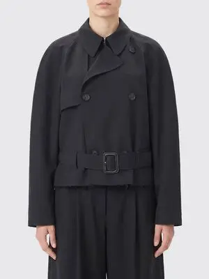 MAISON MARGIELA Double-breasted Cropped Wool-blend Trench Coat